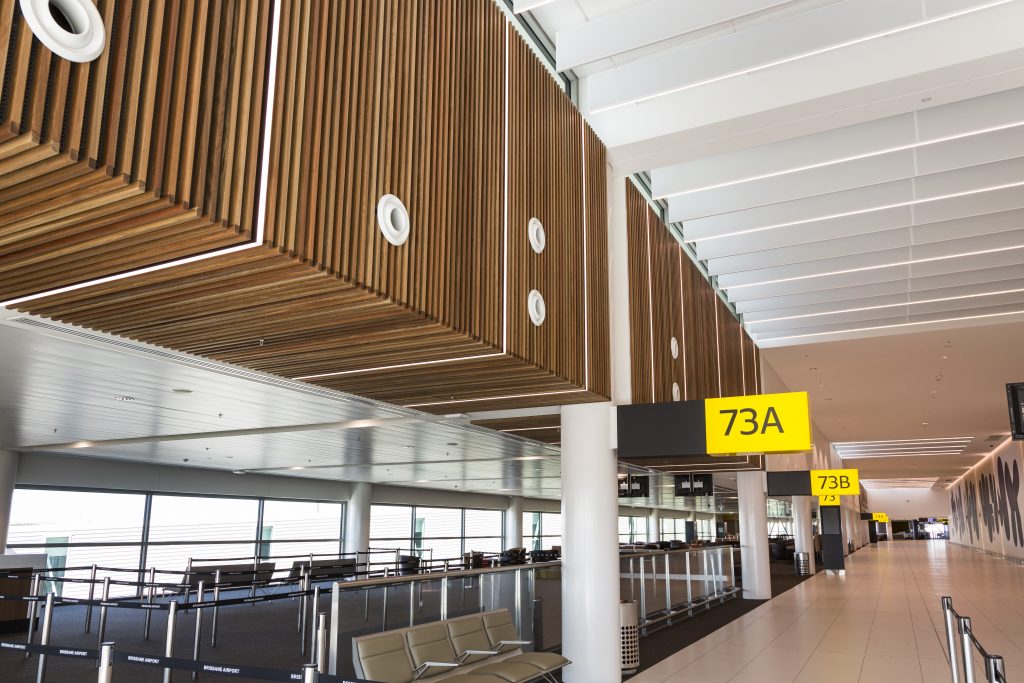 Brisbane International Airport – Precision Interior Walls and Ceilings