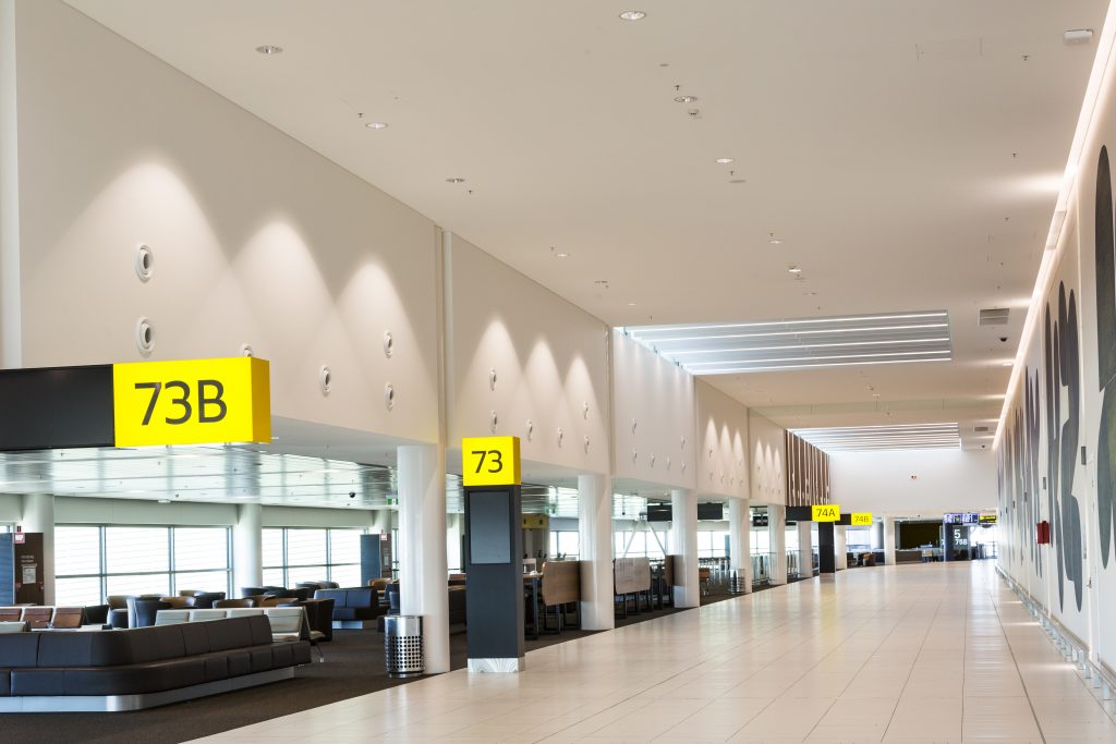 Brisbane International Airport – Precision Interior Walls and Ceilings